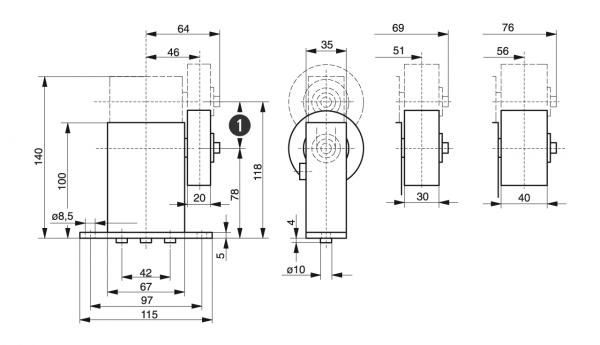 Spann-Box® tamaño 1 tipo SR-S / Murtfeldt - Alto rendimiento en plásticos.